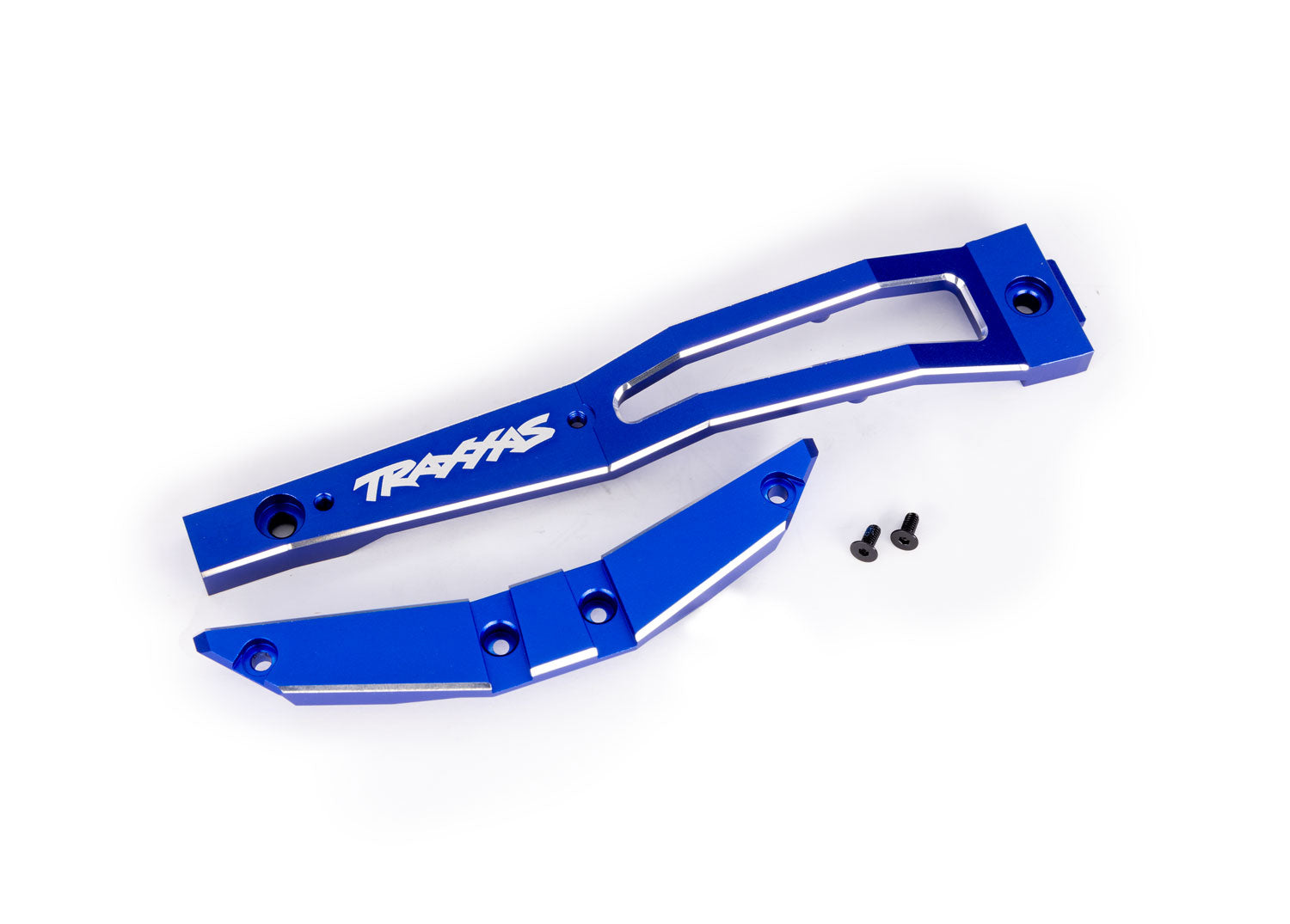 Maxx Slash 6s & Maxx, CHASSIS BRACE ALUM BLUE, Traxxas #10221 BLUE