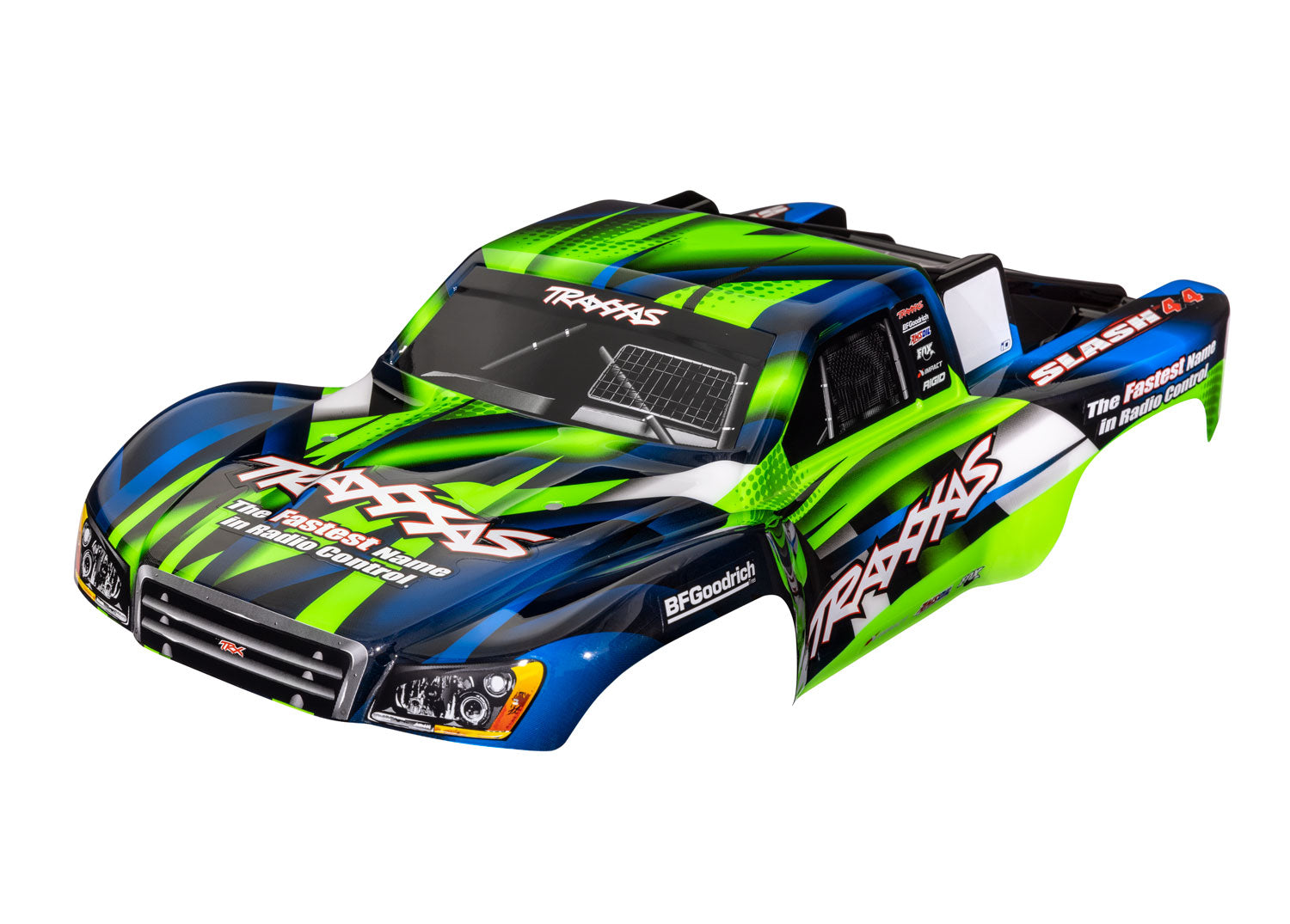 Body, Slash® 4X4 (also fits Slash® VXL & Slash® 2WD), (painted, decals